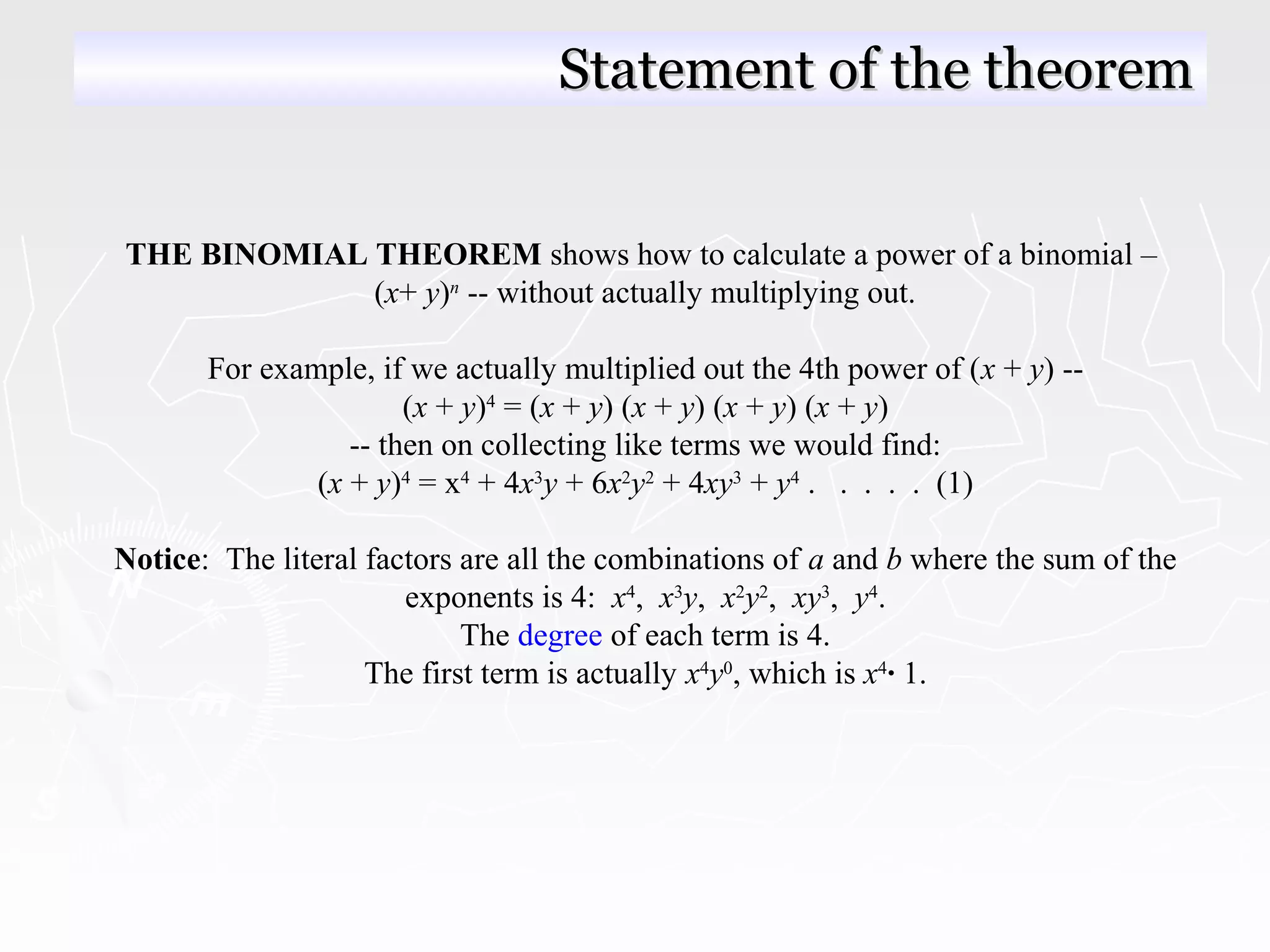 THE BINOMIAL THEOREM | PPT