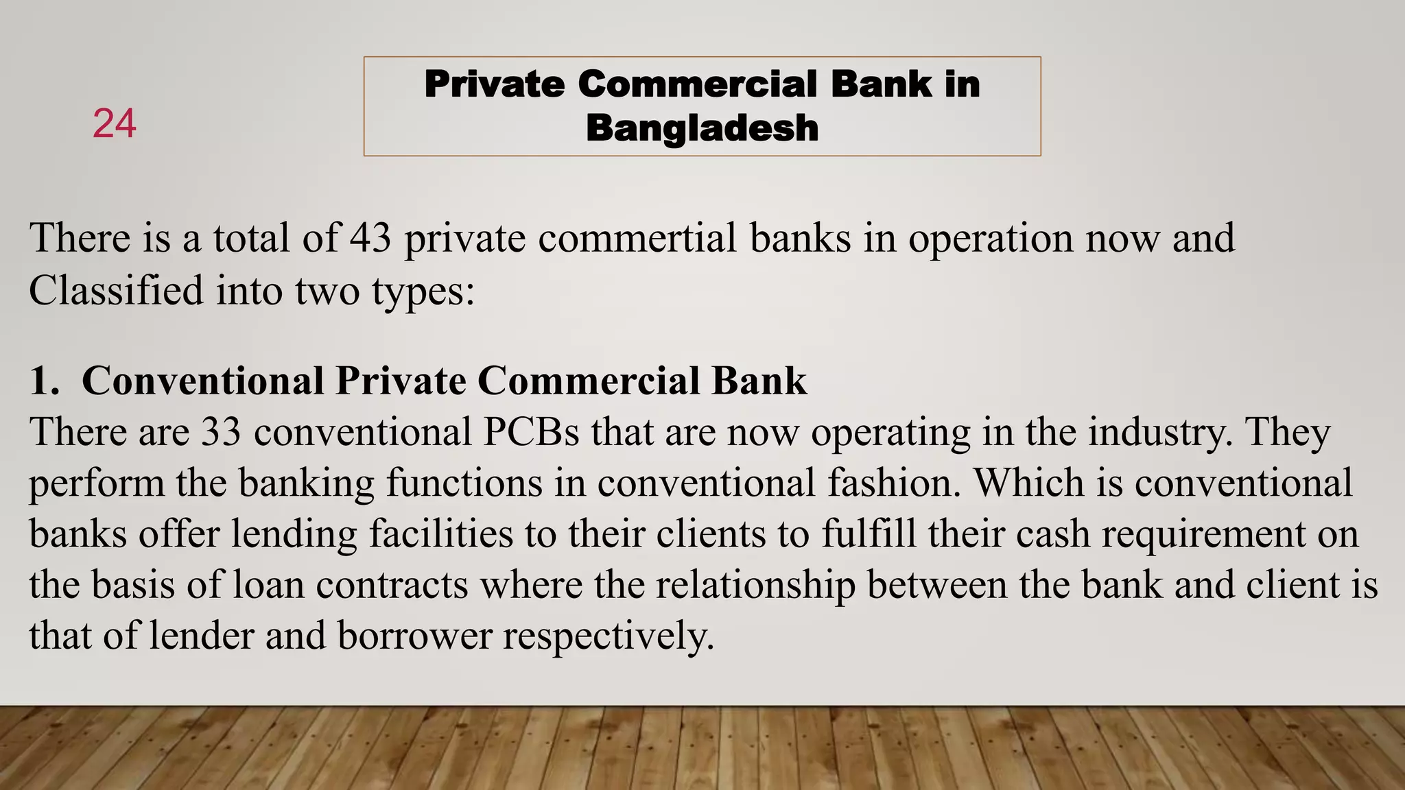 Classification-Of-Bank in Bangladesh | PPTX
