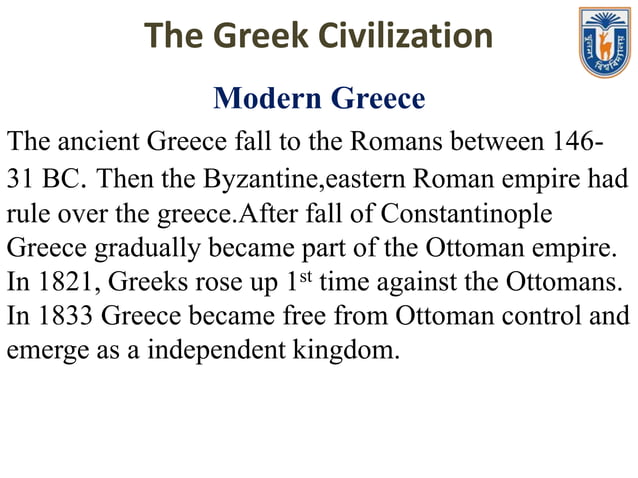 Greek Civilization 2 Pptx