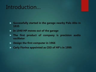 Hewlett packard case study | PPTX