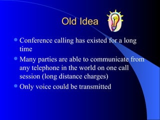 GROUP PRESENTATION SLIDE SHOW | PPT | Web Conferencing | Computer Software and Applications