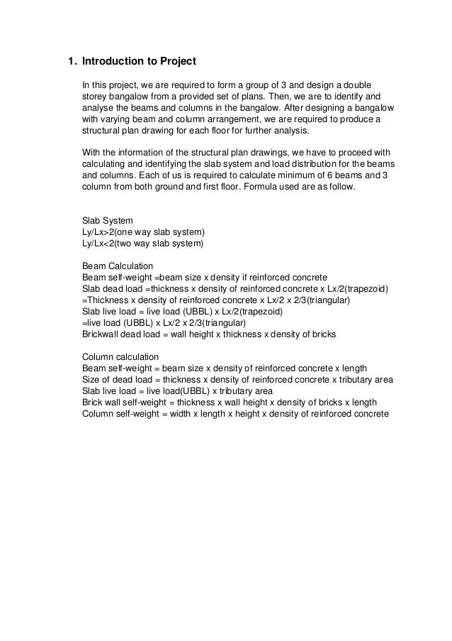 Group report-structue