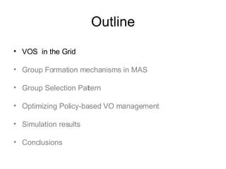 Group Selection Grid AWeSoMe07 | PPT | Computing | Technology & Computing