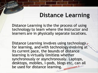 Distance Learning in Corporate and Non-educational Settings | PPT