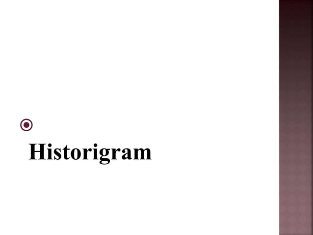 Histogram and historigram | PPTX | Geography | Science