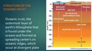 Study of the oceanic crust,origin and permanency of the ocean basin ...