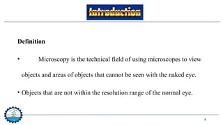 Group 01 presentation.pptx introduction to microscopy | PPTX