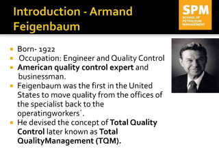 Armand V Feiganbaum | PPTX