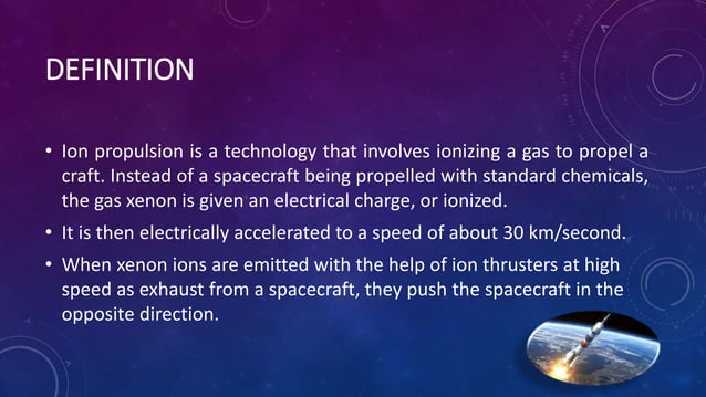 Ion Propulsion System | PPT