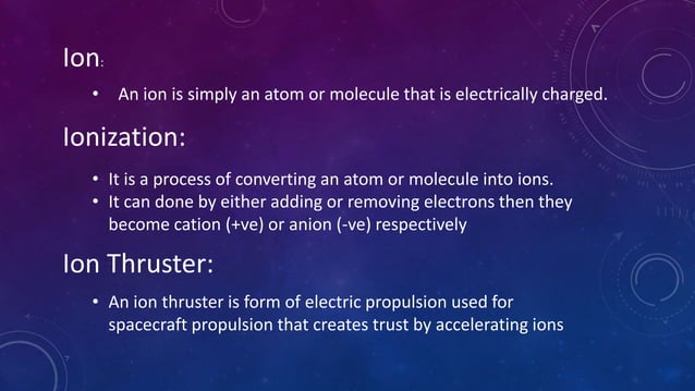 Ion Propulsion System | PPT