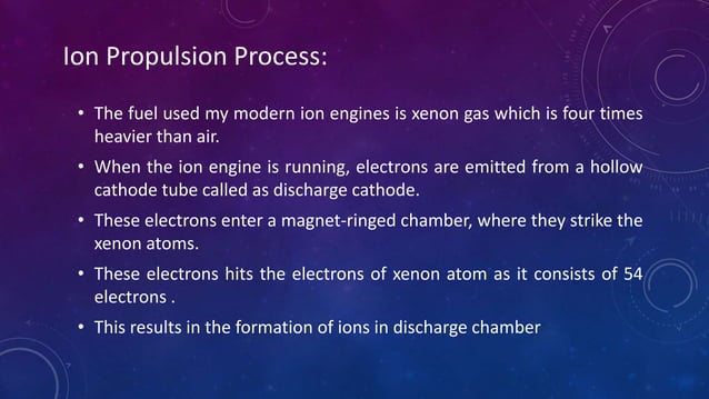 Ion Propulsion System | PPT