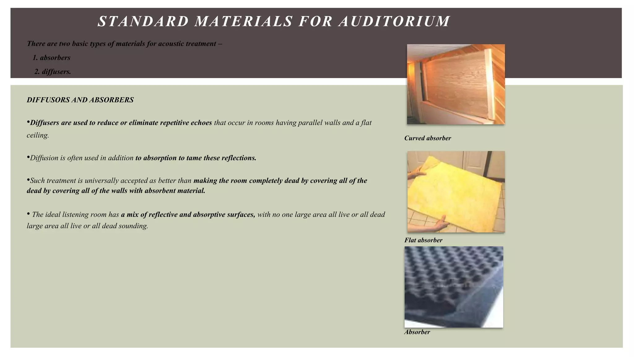 acoustic and viewing angle analysis of an auditorium building | PPTX ...