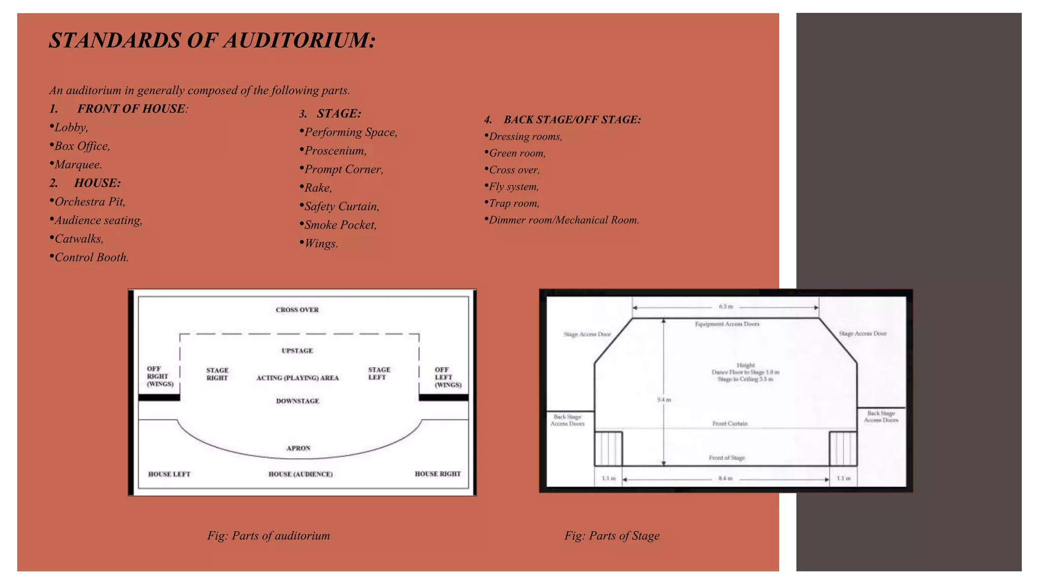 acoustic and viewing angle analysis of an auditorium building | PPTX