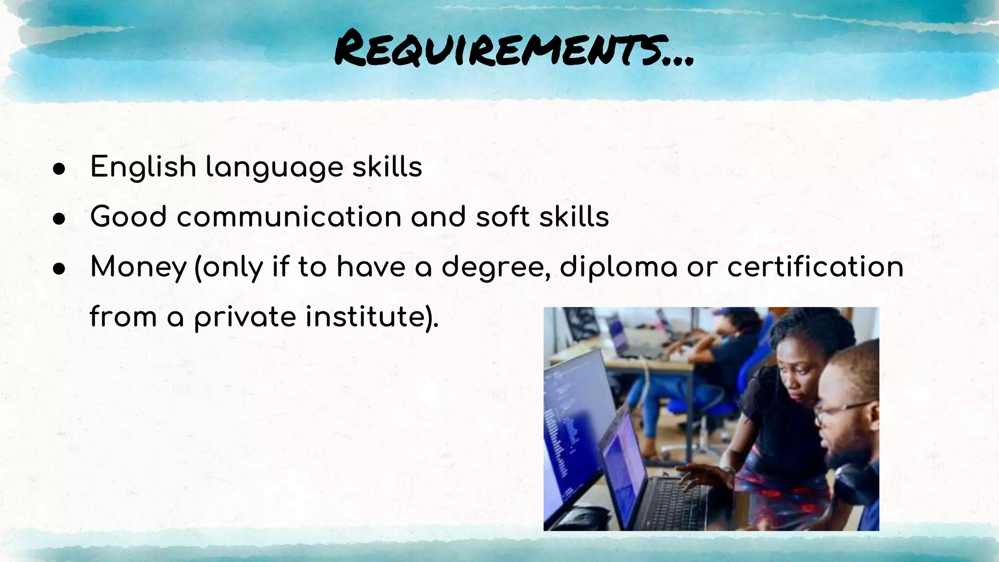 career opportunities available for ICT student | PPTX