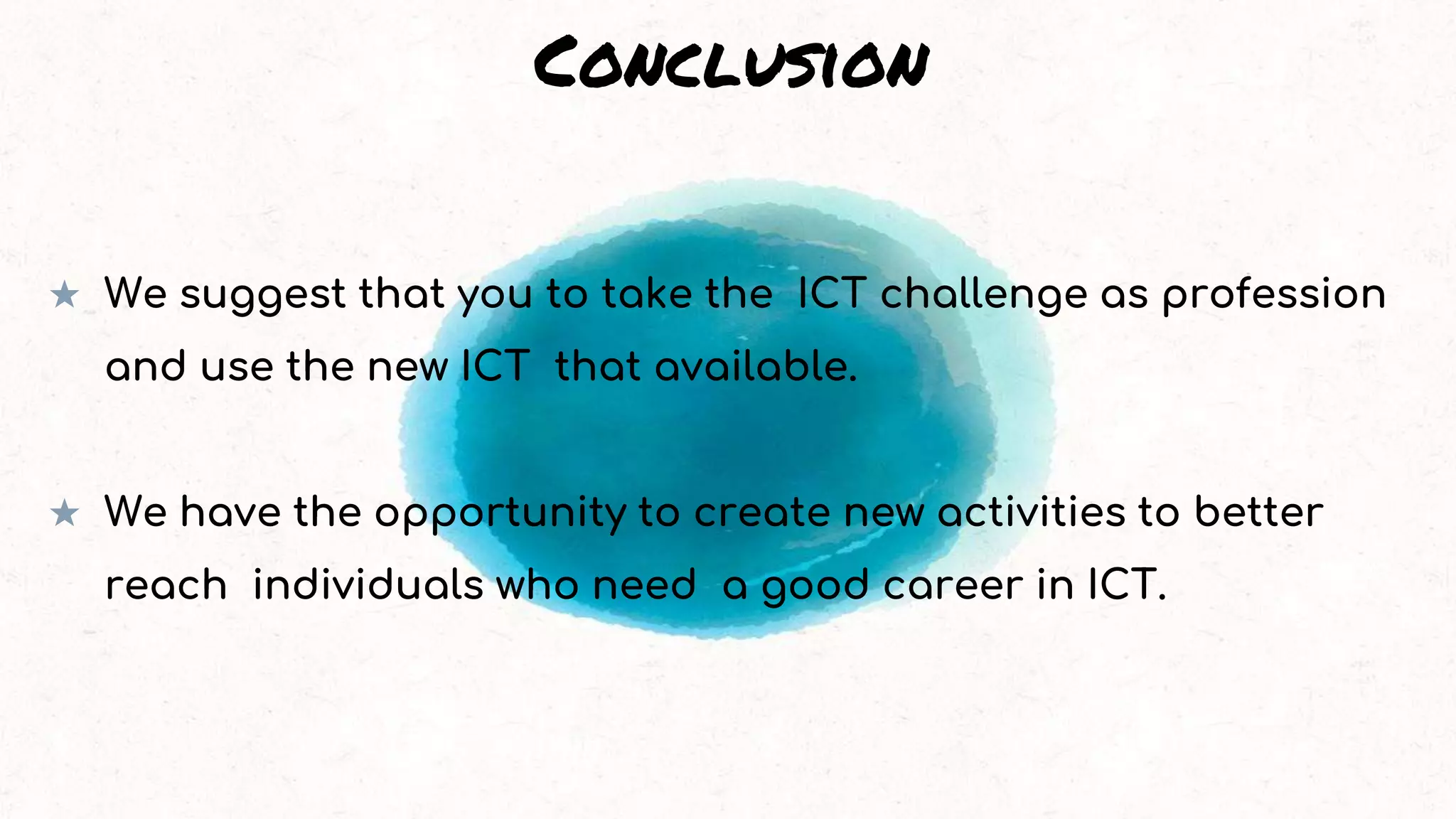 career opportunities available for ICT student | PPTX