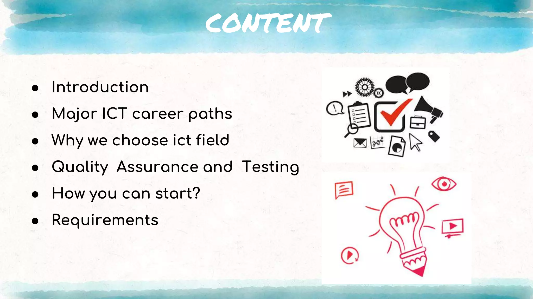 career opportunities available for ICT student | PPTX