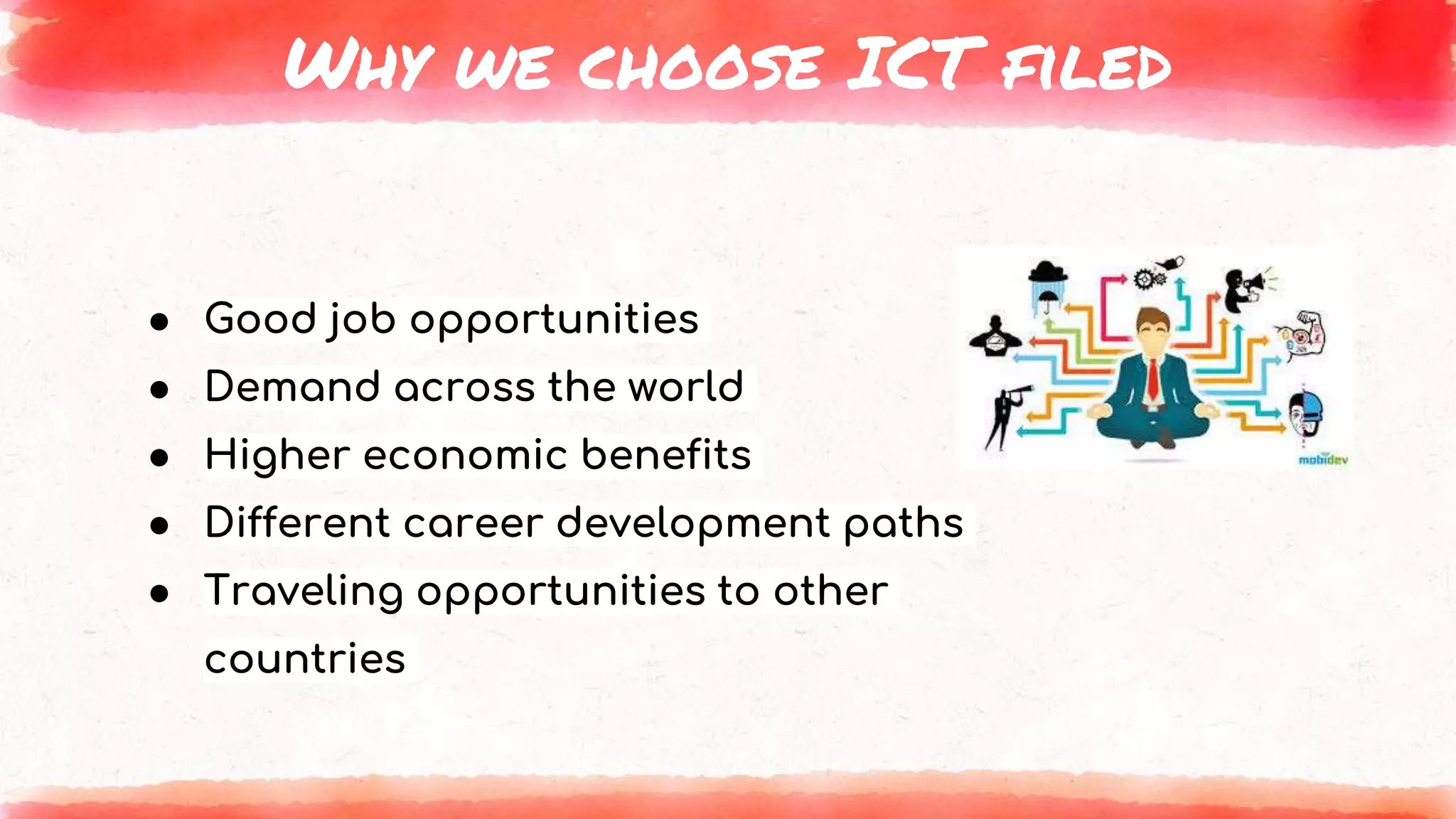 career opportunities available for ICT student | PPTX