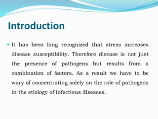 stress and infectious disease | PPTX