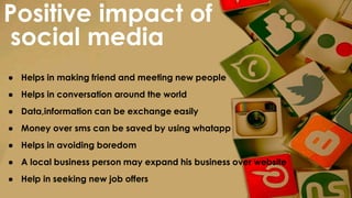 social media and it's impact to the society | PDF