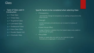Selection criteria of building materials | PPT