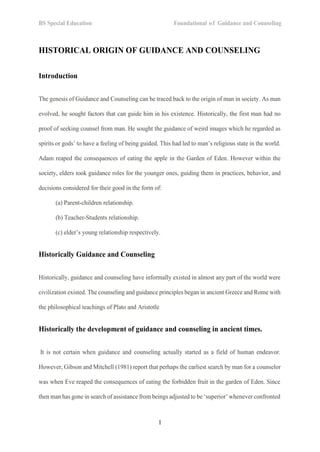 The historical origin of guidance and counselling .pdf