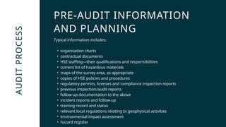 HSE Audit and the effectiveness of Audit | PPTX