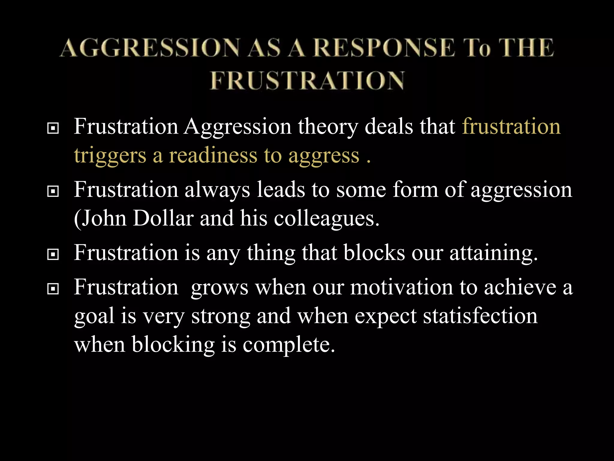 Aggression in Social Psychology | PPTX