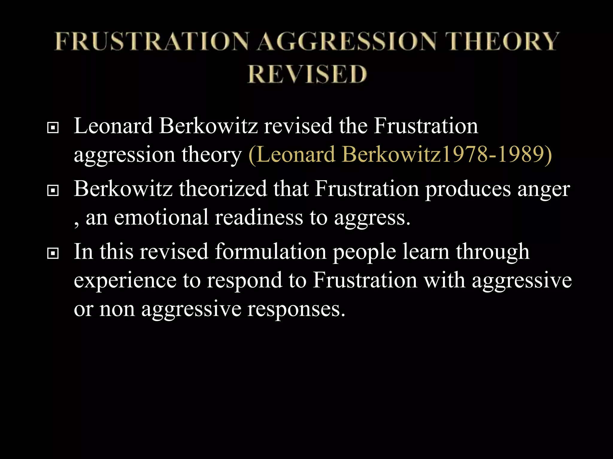 Aggression in Social Psychology | PPTX