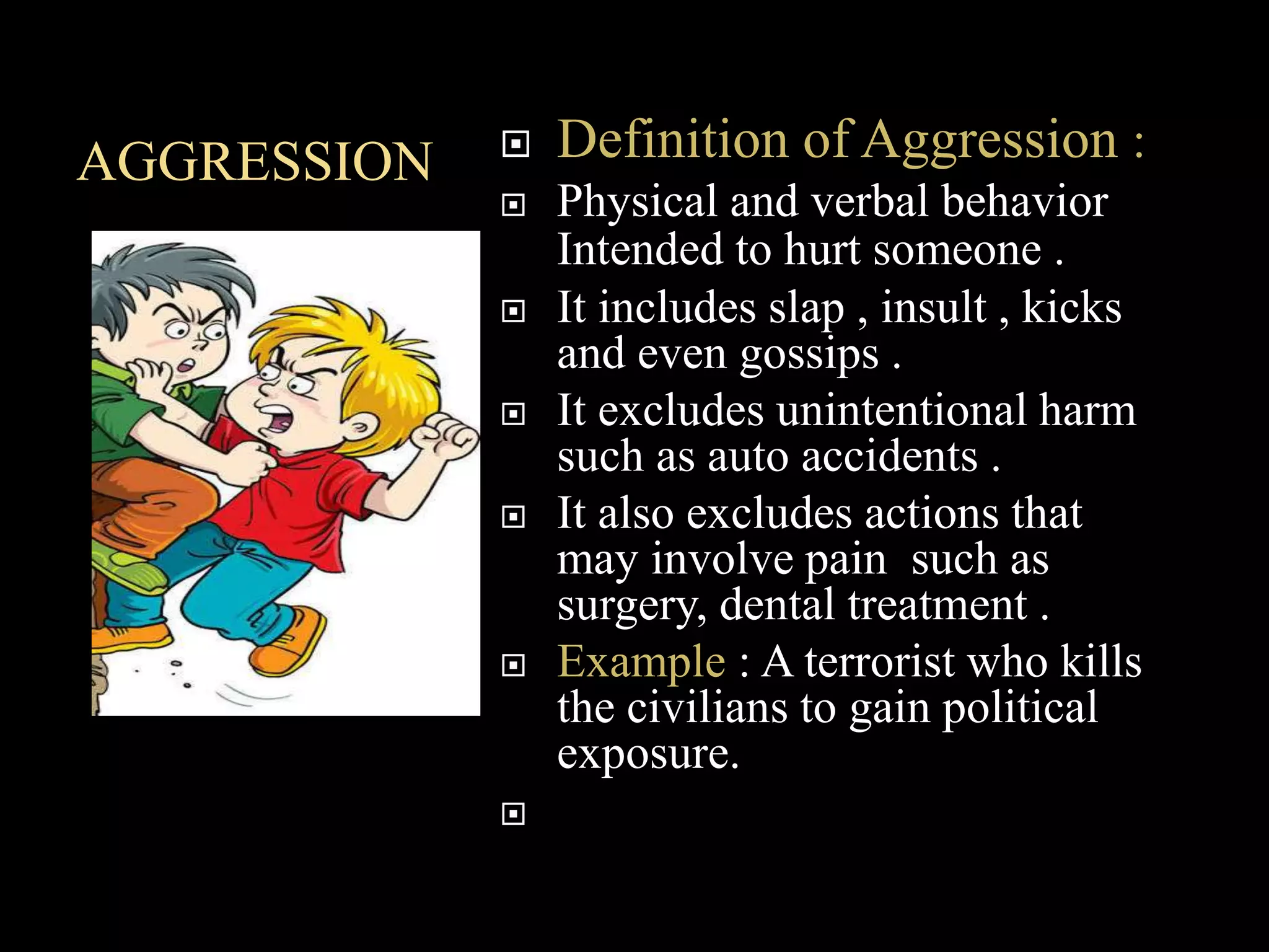 Aggression in Social Psychology | PPTX