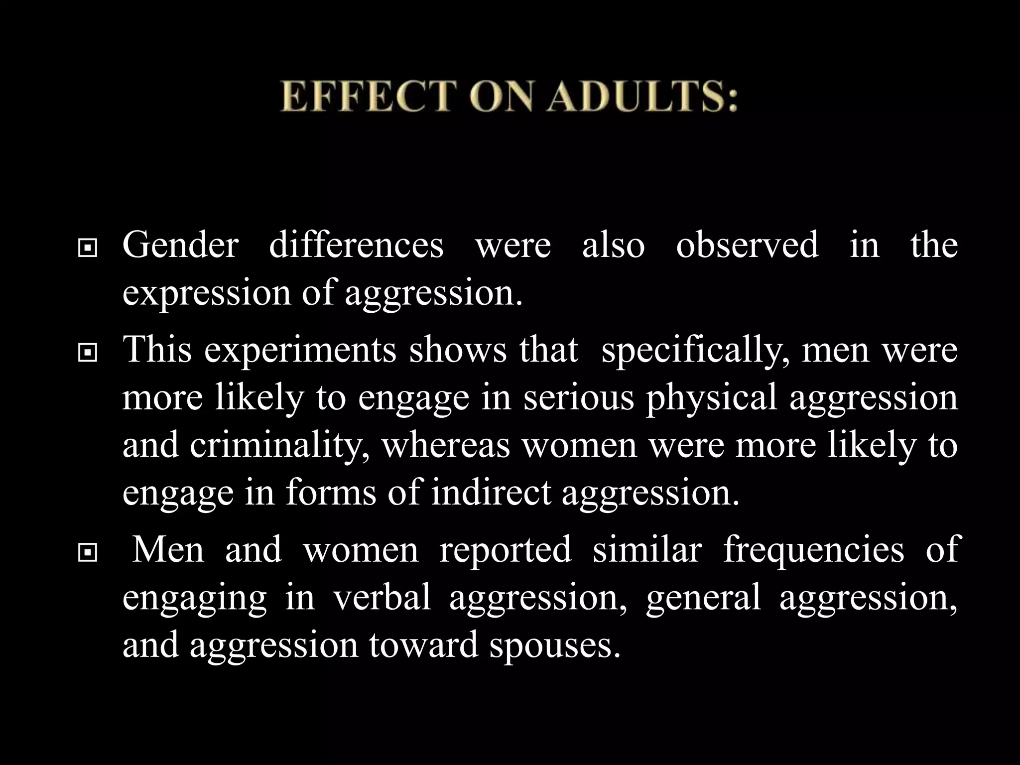 Aggression in Social Psychology | PPTX