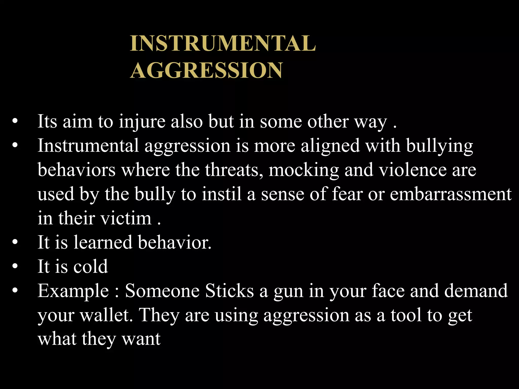 Aggression in Social Psychology | PPTX