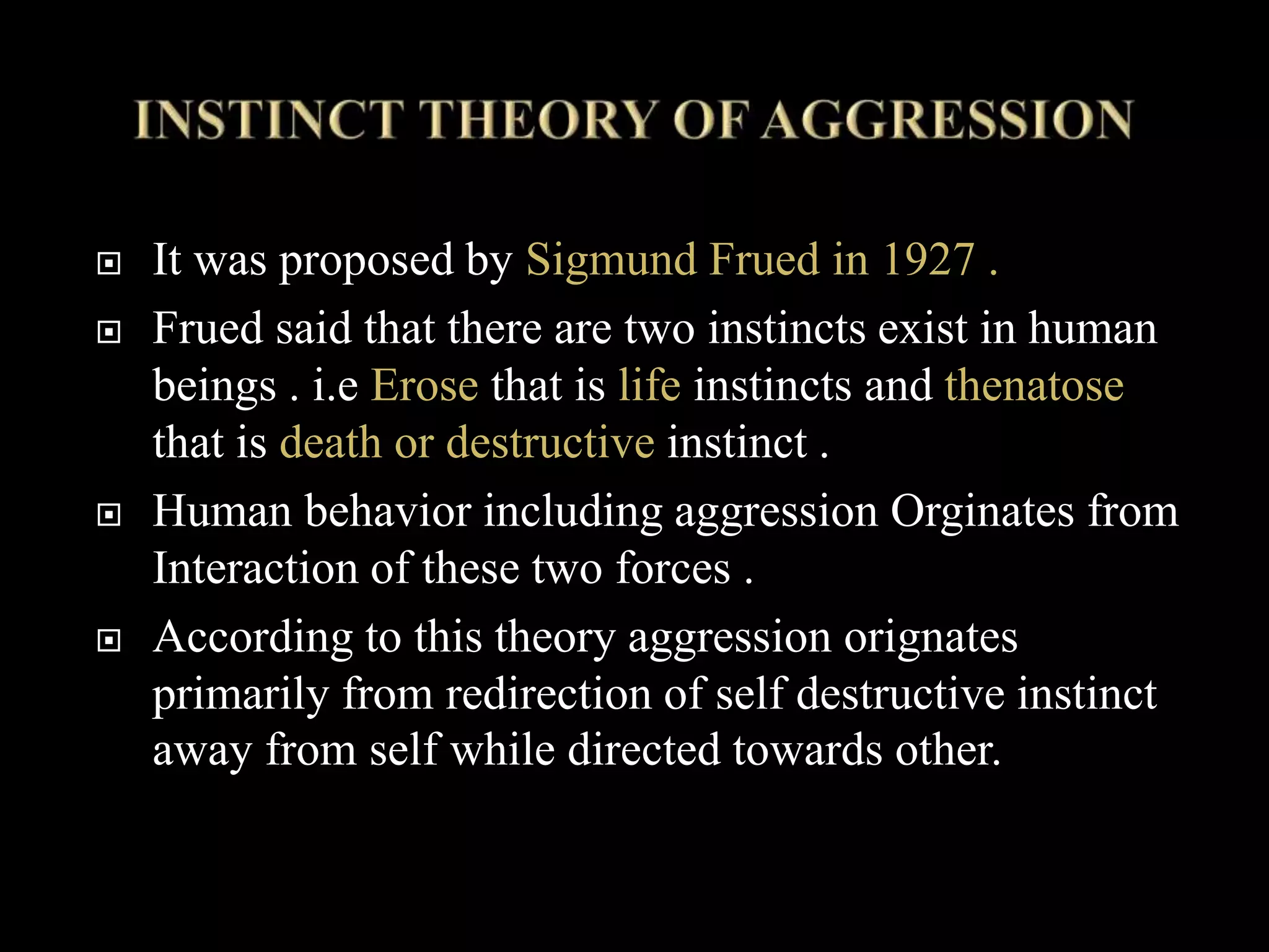 Aggression in Social Psychology | PPTX