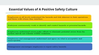 safety Culture and behaviour to strengthen the HSE performance | PPT