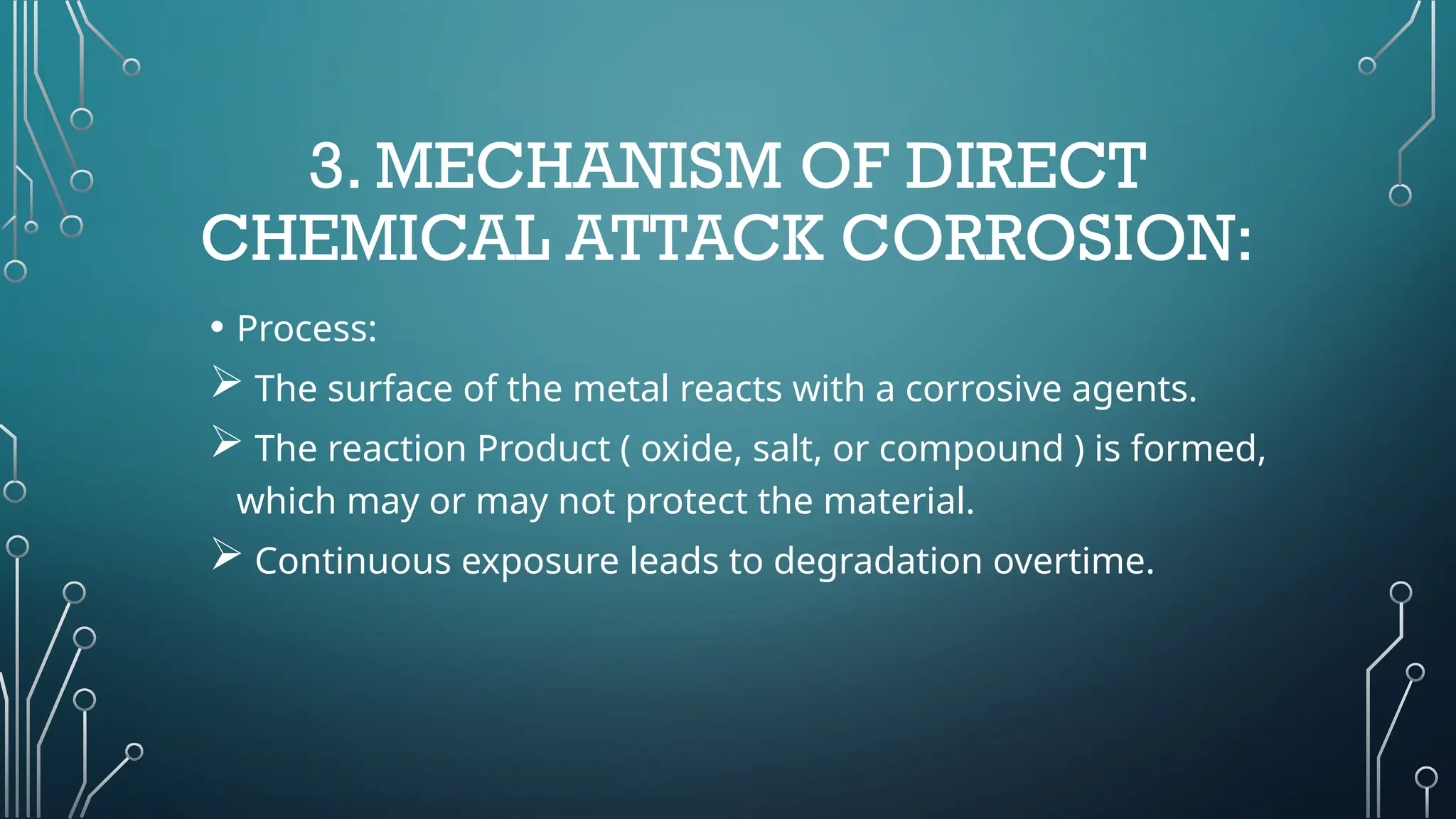 Direct chemical Attack corrosion of metals | PPTX