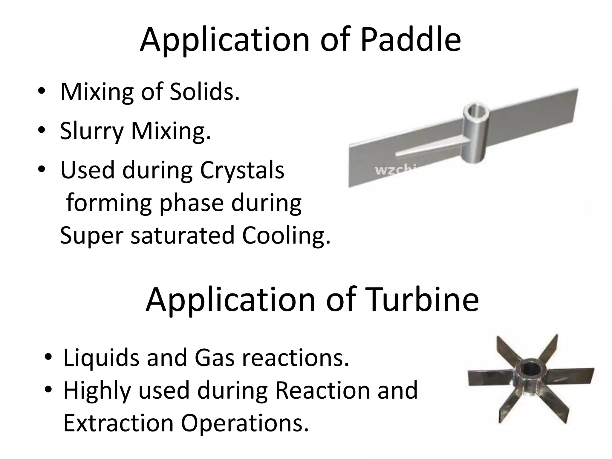 Application of agitator and its selection | PPT