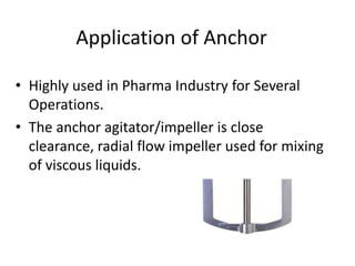 Application of agitator and its selection | PPT