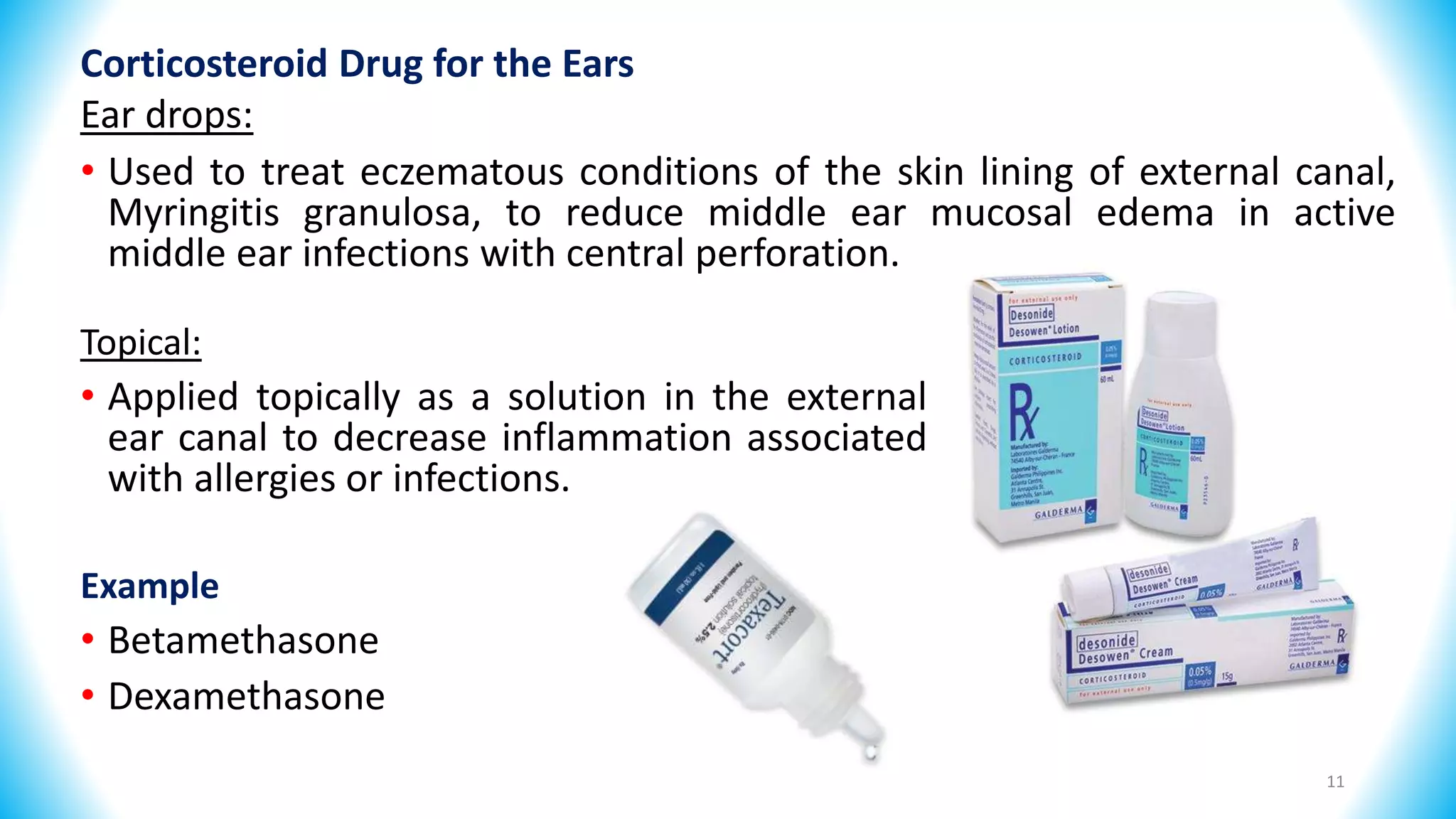 ent pharmacology | PPTX