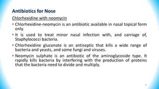 ent pharmacology | PPTX