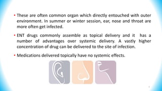 ent pharmacology | PPTX