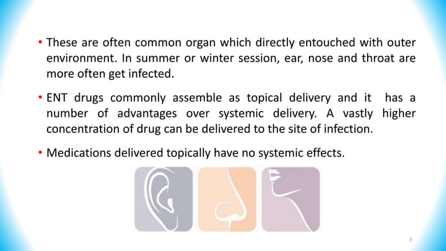 ent pharmacology | PPTX | Ear, Nose and Throat Conditions | Diseases ...