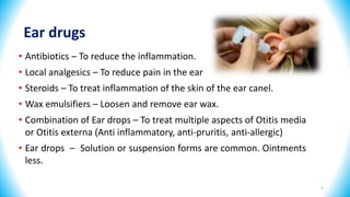ent pharmacology | PPTX