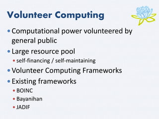 Siyapath: P2P Gossip Based Volunteer Computing Framework | PPT