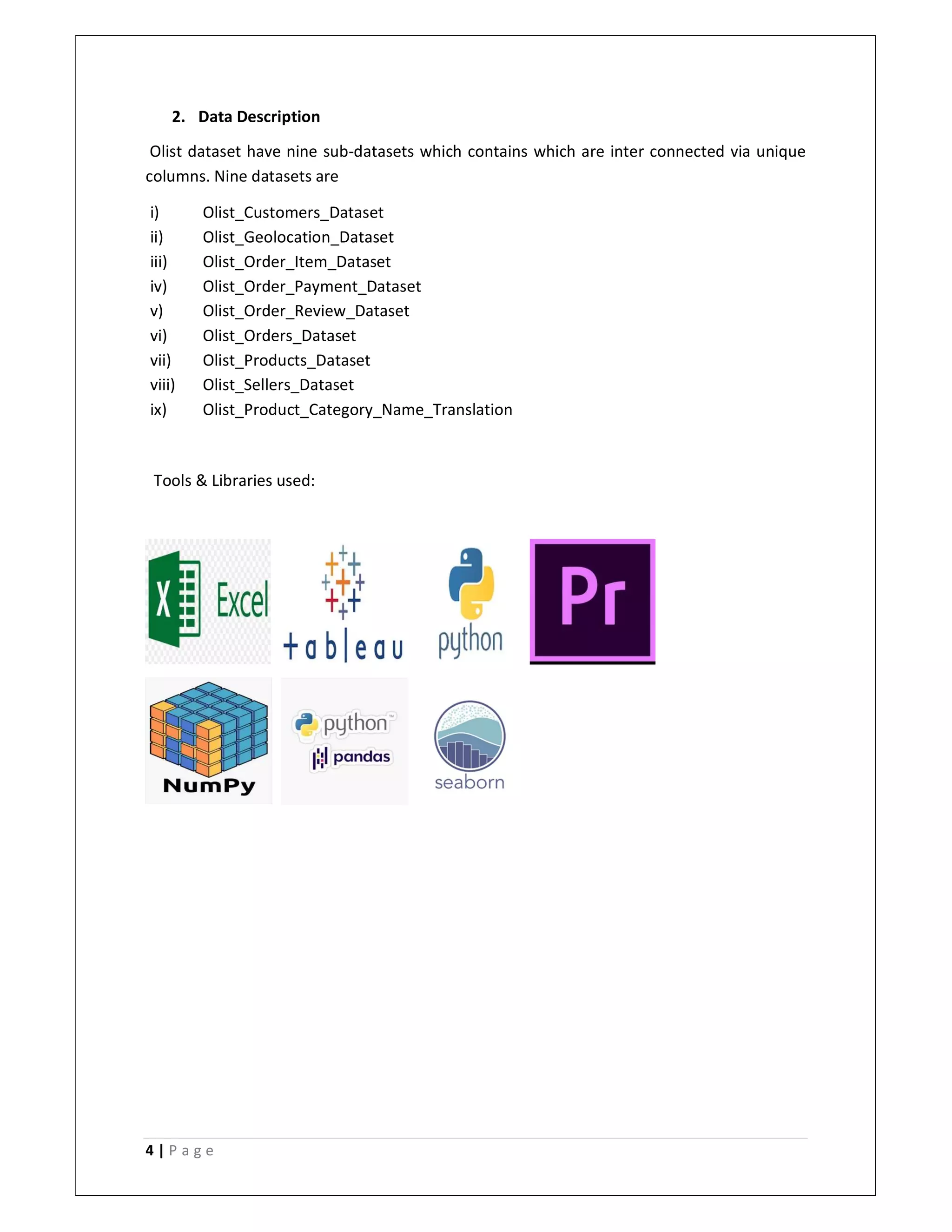 Brazilian Ecommerce OLIST Market Data Analysis | PDF