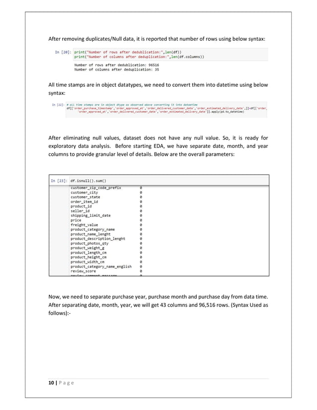 Brazilian Ecommerce OLIST Market Data Analysis | PDF | Databases | Computer Software and ...