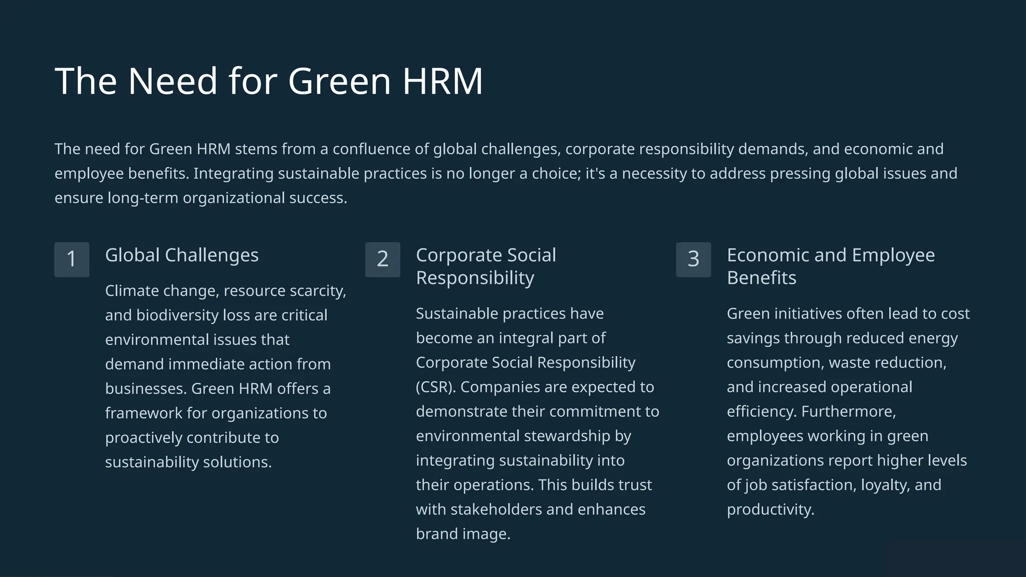 Green Human Resource Management and Sustainability | PPTX