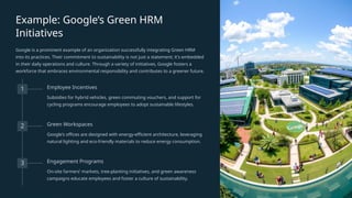 Green Human Resource Management and Sustainability | PPTX