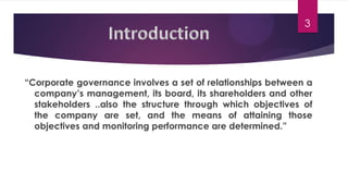 corporate governance, independent directors and auditors | PPTX