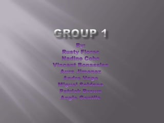Group 1 powerpoint | PPTX