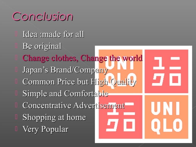 Group 1 (UNIQLO) | PPT