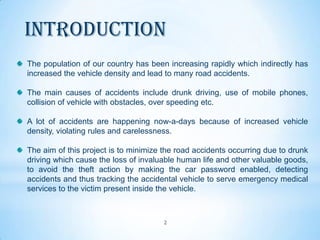 ACCIDENT PREVENTION AND SECURITY SYSTEM FOR AUTOMOBILES | PPTX